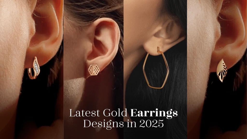 Latest Gold Earrings Designs in 2025: What’s Trending Now - BlueStone Blog