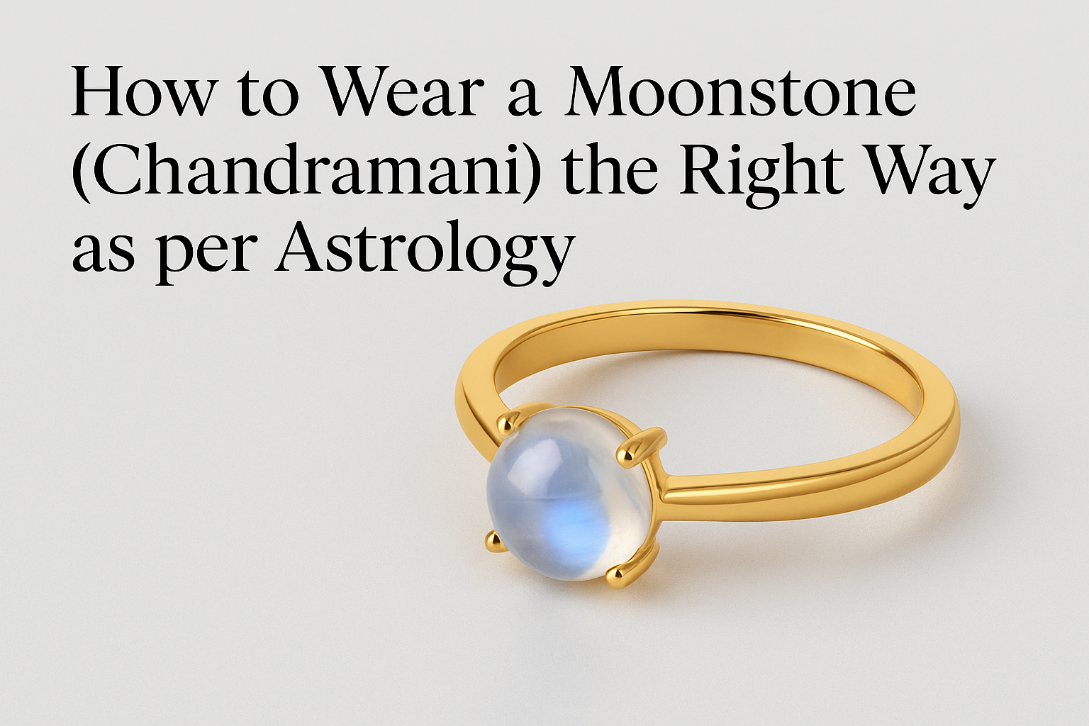 How to Wear a Moonstone (Chandramani) the Right Way as per Astrology ...
